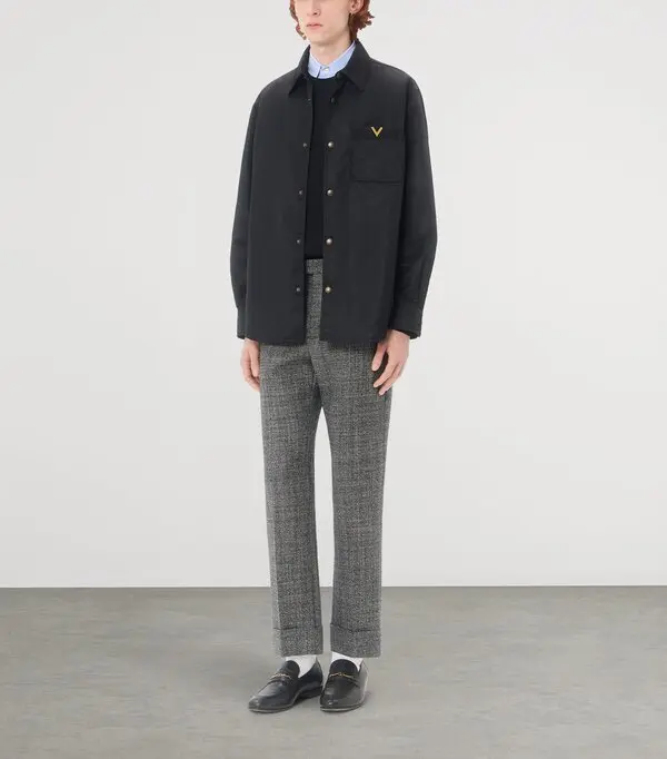 Valentino Garavani Technical Vgold Overshirt