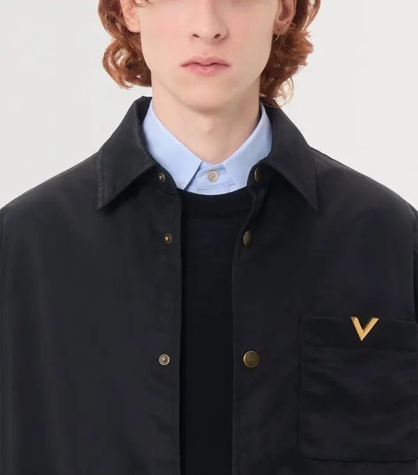 Valentino Garavani Technical Vgold Overshirt
