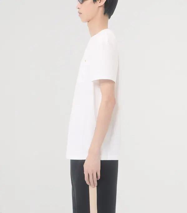 Valentino Garavani Cotton Vgold T-shirt - White