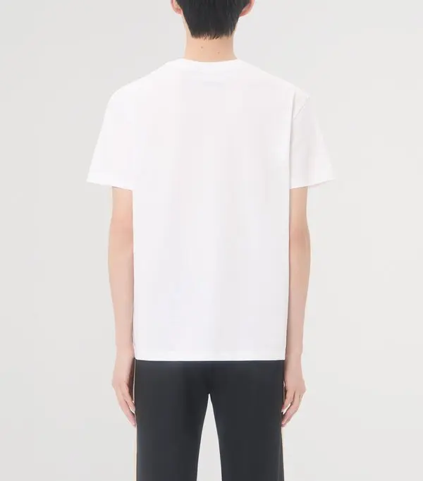 Valentino Garavani Cotton Vgold T-shirt - White