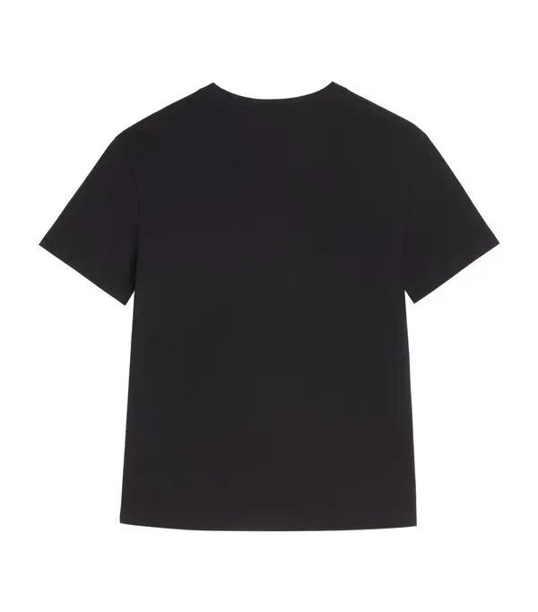Valentino Garavani Cotton Vgold T-shirt - Black