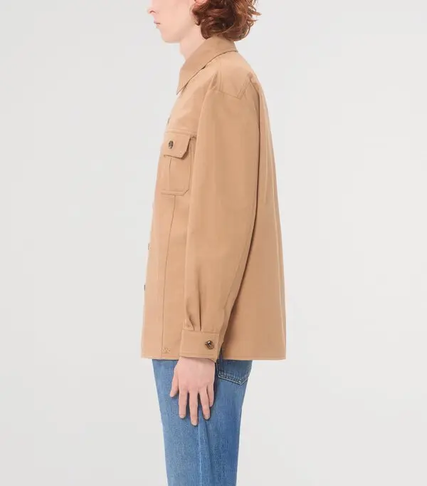Valentino Garavani Cotton Twin-pocket Trucker Jacket - Beige