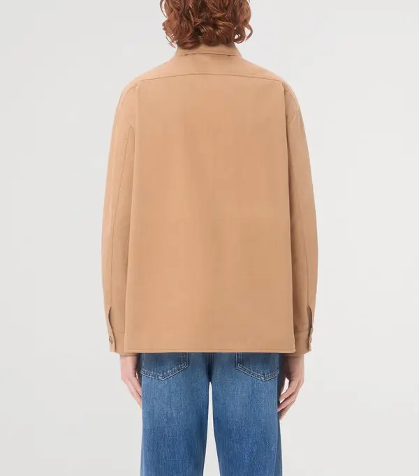 Valentino Garavani Cotton Twin-pocket Trucker Jacket - Beige