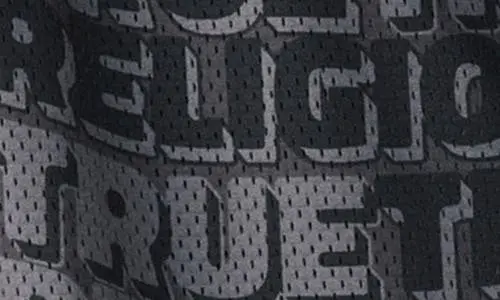 True Religion Logo Mesh Short Sleeve Snap-up Shirt