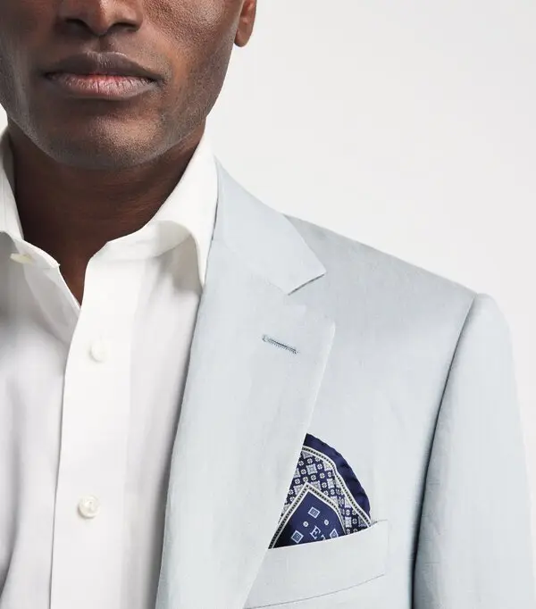 Eton Silk Floral Pocket Square