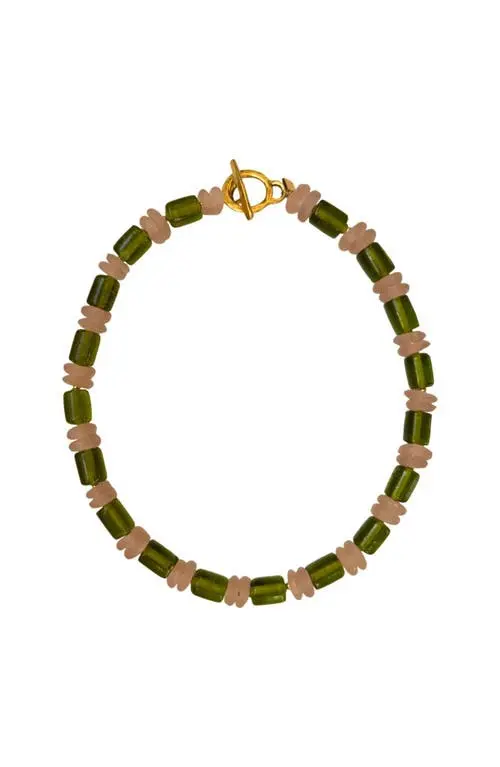 SCCOLLECTION Beaded Necklace - Green