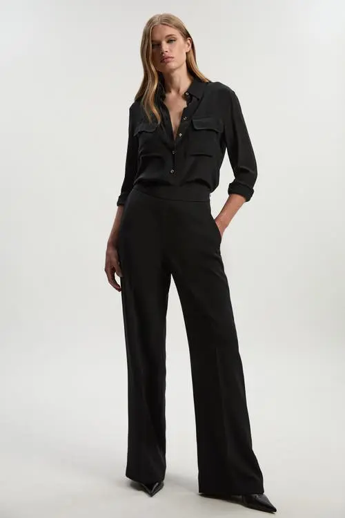 Karen Millen Archive Satin Kickflare Trouser