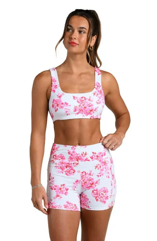 La Blanca Stretch Biker Shorts - White