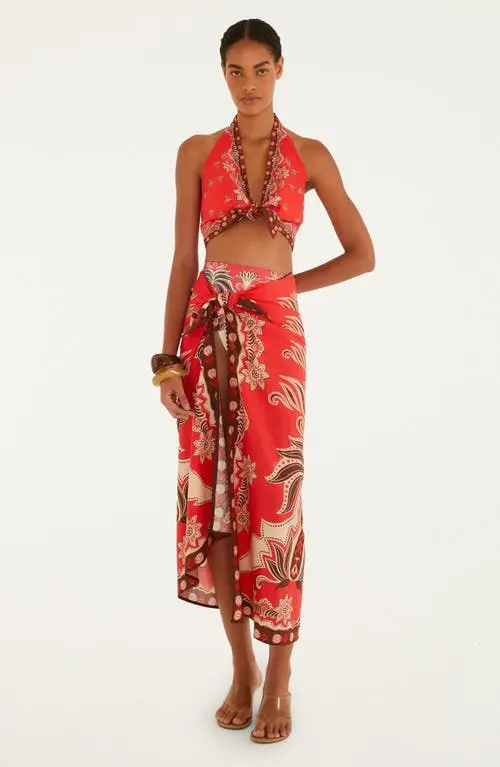 Farm Rio Rainika Garden Halter Top