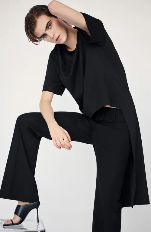Mango Pleated Straight Leg Trousers