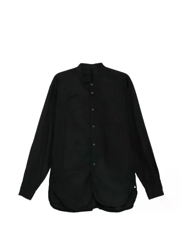 Undercover Stand Up Collar Long-sleeve Shirt - Black