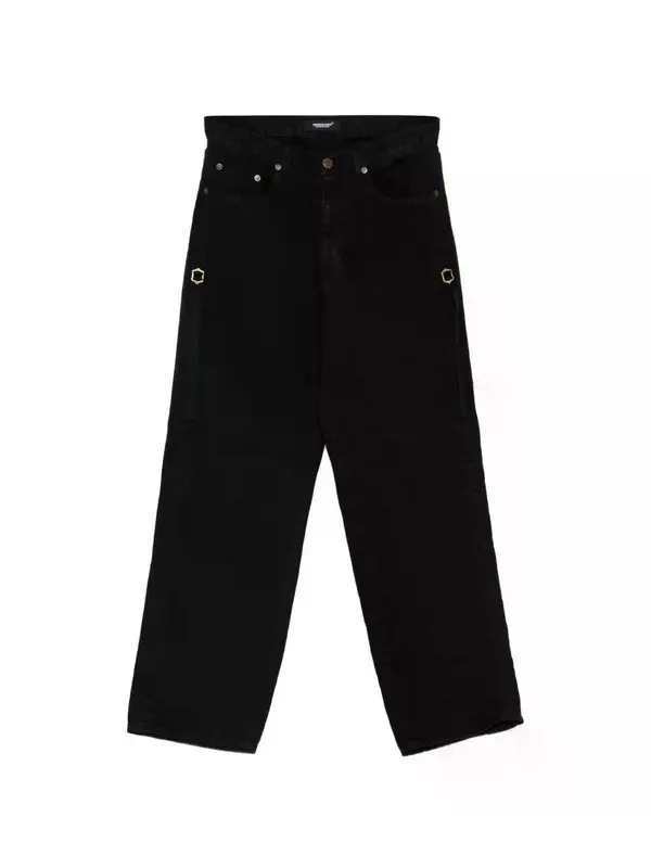 Undercover Buckled Straight-leg Jeans