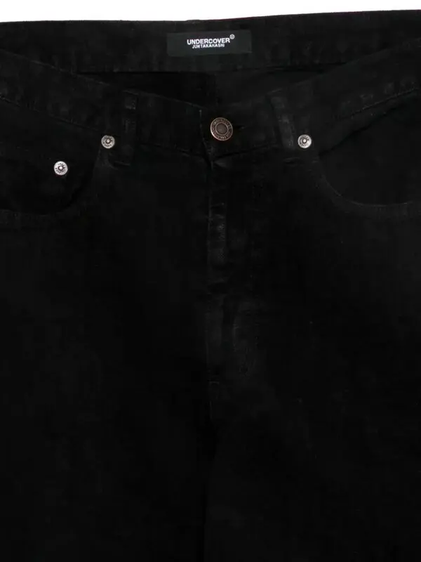 Undercover Buckled Straight-leg Jeans