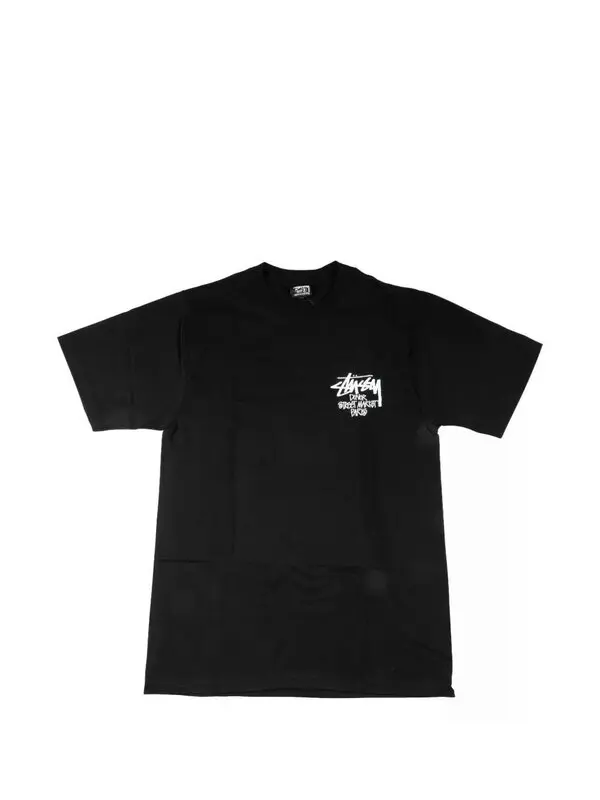 StÜssy Logo Graphic T-shirt - Black