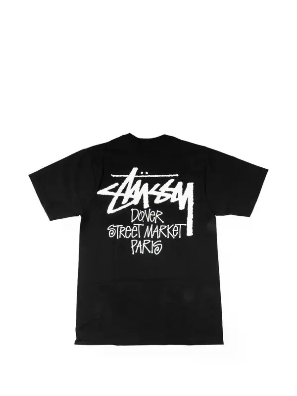 StÜssy Logo Graphic T-shirt - Black