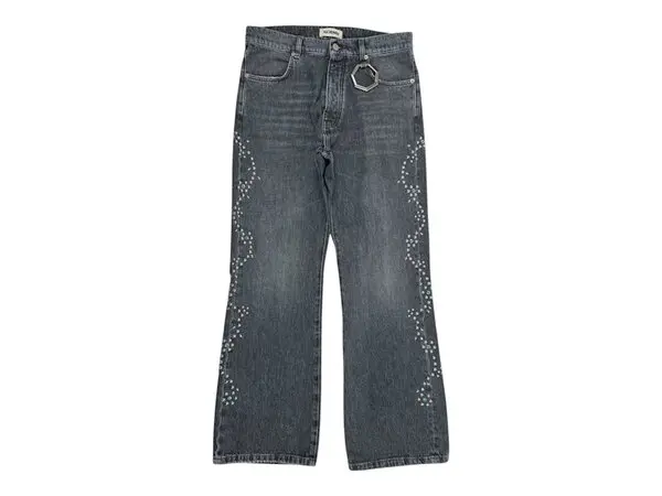 Alchemist Studio Western Stud Jeans - Stripe Black