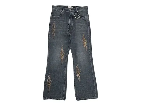 Alchemist Studio Tribal Crystal Jeans - Black