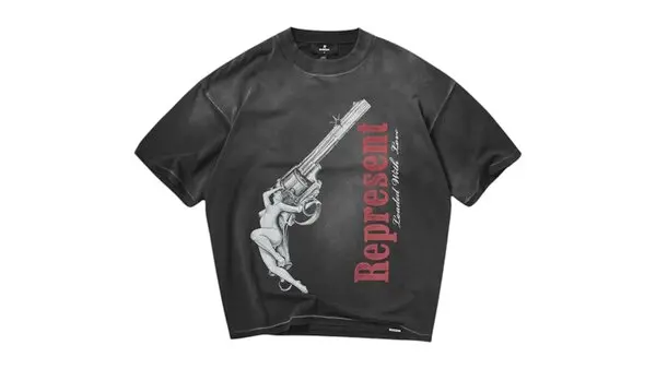 REPRESENT Mlm10068204 Loaded W Love T-shirt - Black