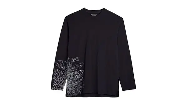 Adidas Y-3 Gfx Long Sleeve T-shirt - Black
