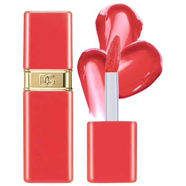 Dolce & Gabbana Rose Dew Lip Bite 24h Hydrating Glossy Lip Tint With Hyaluronic Acid - 03 Fizzy Coral