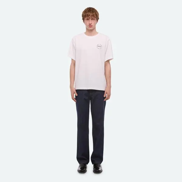 Helmut Lang Stamp Collage Tee - Optic White