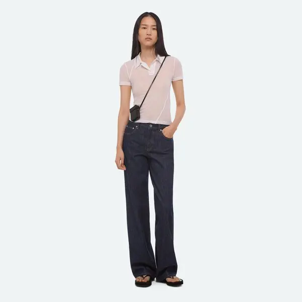 Helmut Lang Twisted Polo - White