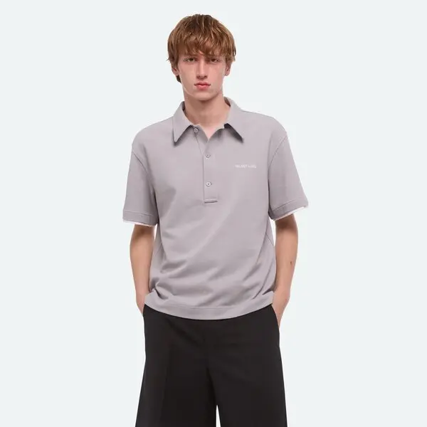 Helmut Lang Piqué Polo - Cloud