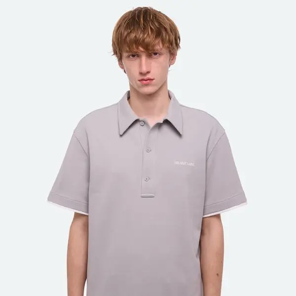 Helmut Lang Piqué Polo - Cloud