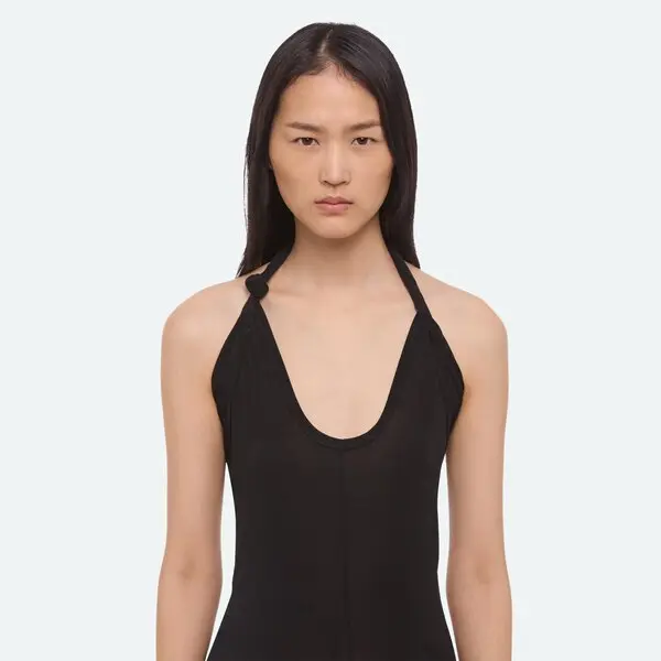 Helmut Lang Twisted Dancer Top - Black