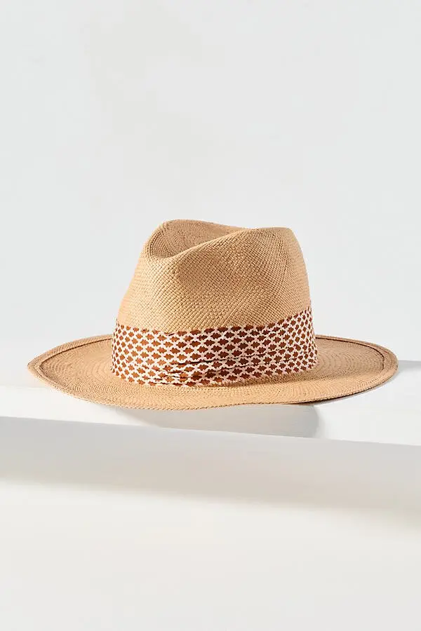 Hat Attack Pammy Panama Straw Rancher Hat - Neutral