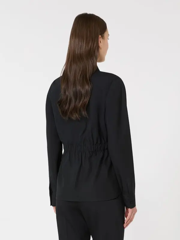 Max Mara Cotton Poplin Shirt - Black