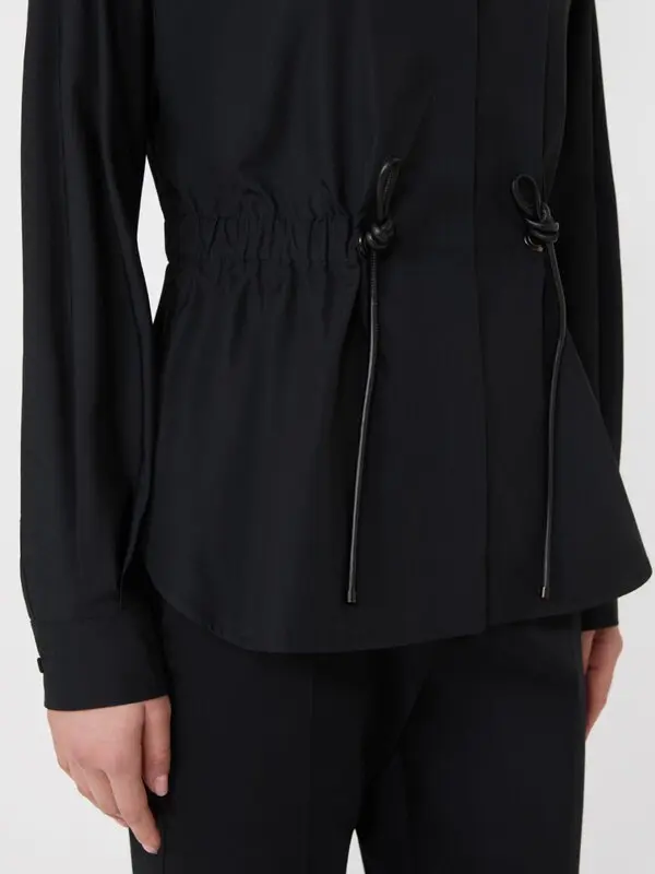 Max Mara Cotton Poplin Shirt - Black