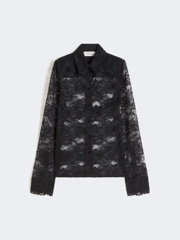 Max Mara Lace Shirt - Black