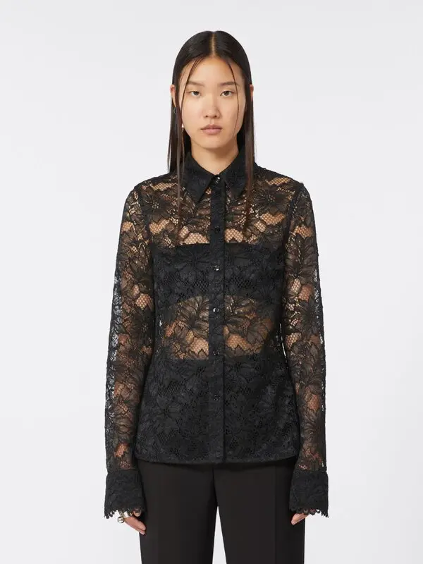 Max Mara Lace Button-up Shirt