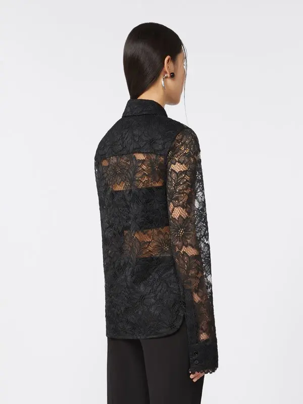 Max Mara Lace Button-up Shirt