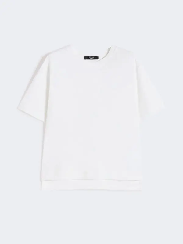 Max Mara Cotton Jersey Boxy T-shirt - White