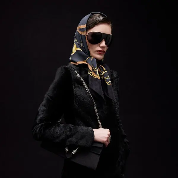 Gucci Printed Silk Crêpe Carr