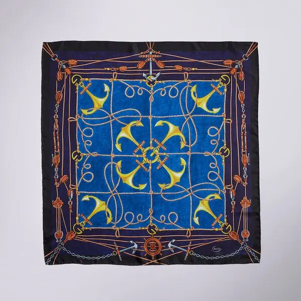 Gucci Lungomare" Printed Silk Carr