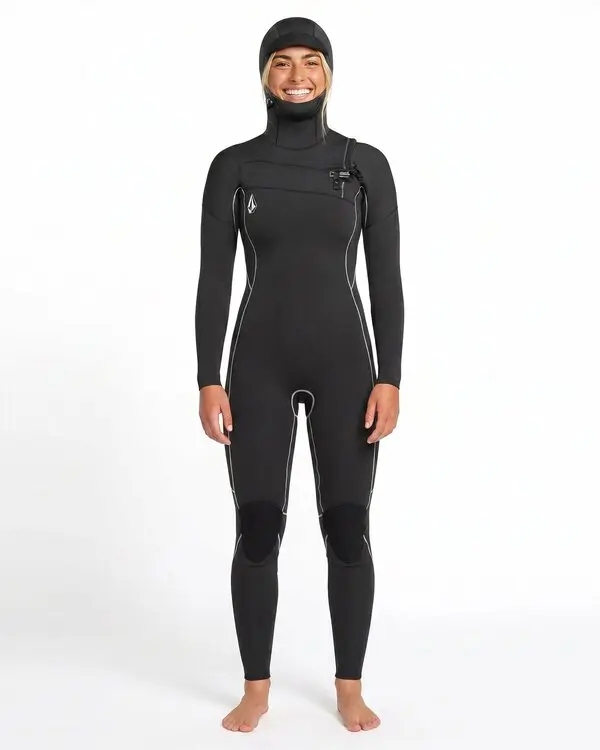 Volcom 5/4mm Modulator Chest Zip Hooded Full Wetsuit