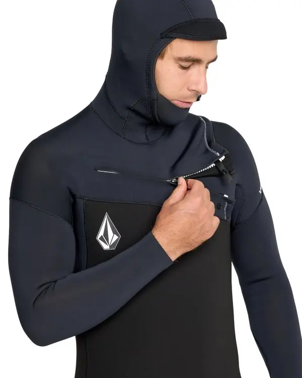 Volcom 5/4/3mm Modulator Hooded Chest Zip Full Wetsuit