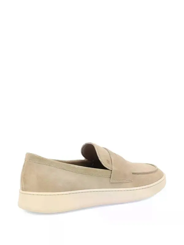FRAU Saddle Detail Loafers - Neutrals