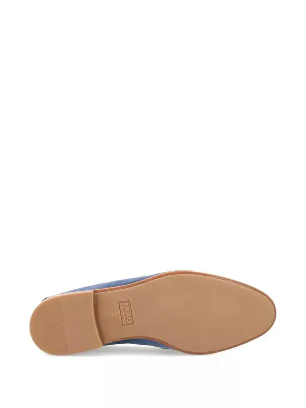 FRAU Buckle-detail Suede Loafers