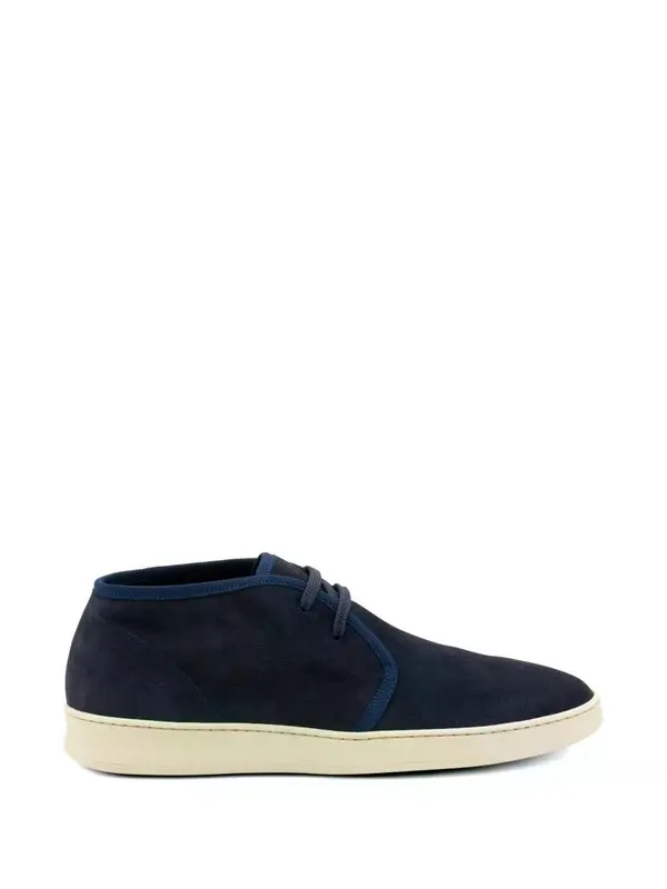 FRAU Grosgrain-trim Ankle Boots - Blue