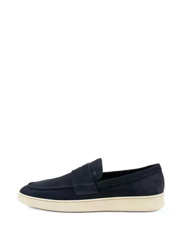 FRAU Saddle Detail Loafers - Blue