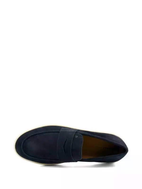 FRAU Saddle Detail Loafers - Blue