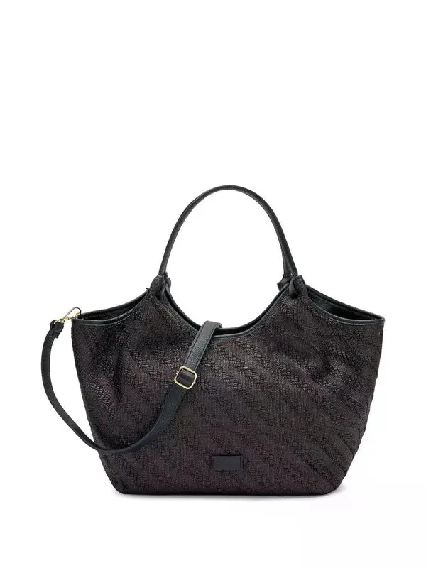 FRAU Herringbone-effect Tote Bag