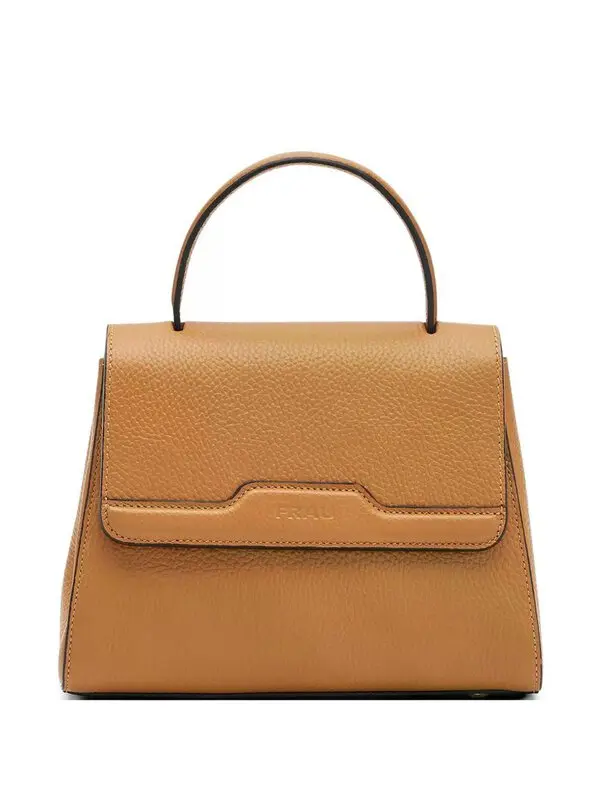FRAU Logo-debossed Tote Bag - Brown