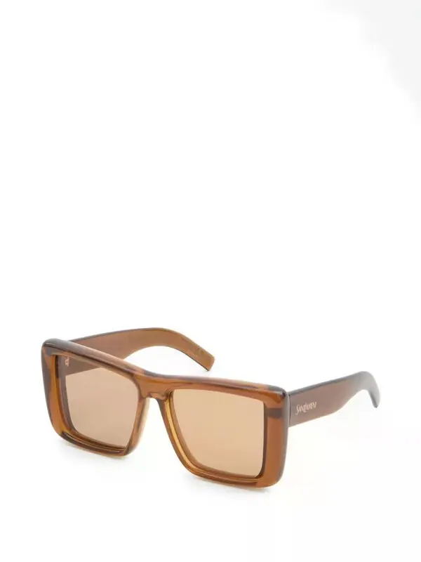 Saint Laurent Sl 900 Howl Square-frame Sunglasses - Brown