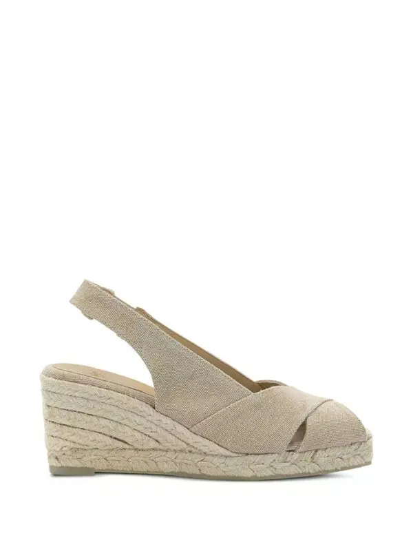 CastaÑer Diana Crossover-strap Wedge Espadrilles