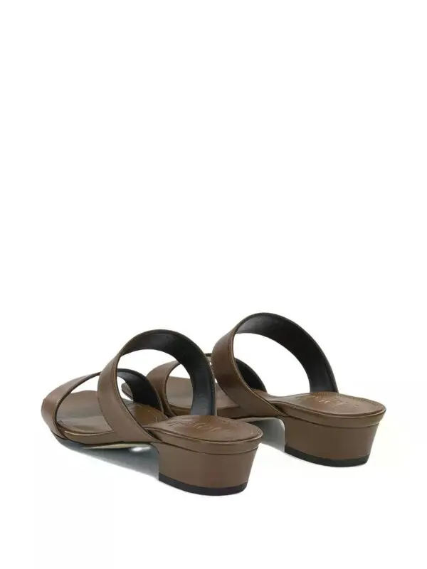 AeydĒ Kemi Square-toe Sandals - Brown